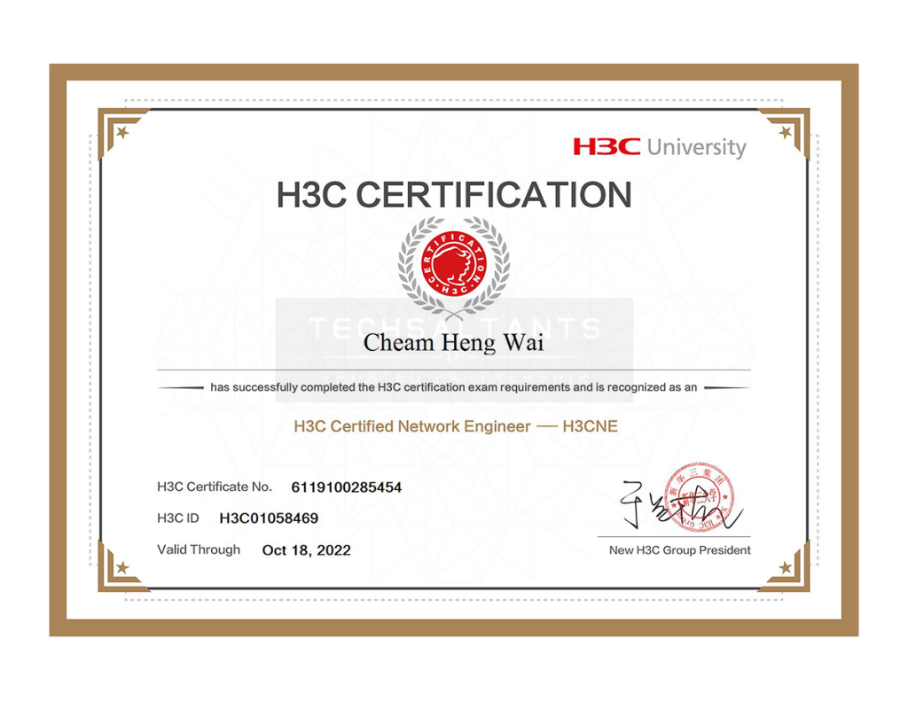 Our Certification - Techsaltants ICT Solution & Service Provider